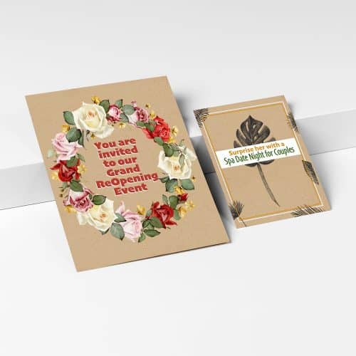 Eco-Friendly Brown Kraft Paper Cardstock With Commercial Custom Printing
