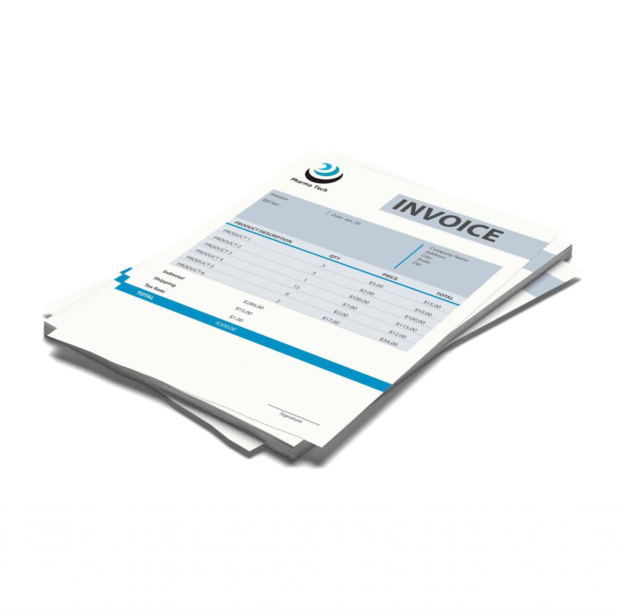 Custom Carbonless Form Printing San Diego NCR Forms Printer