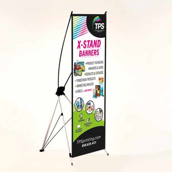 Retractable Standing Banners | X-Stand and Telescopic Backdrop Banners